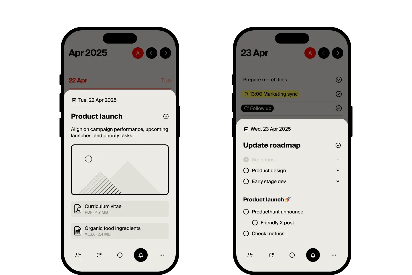 Tweek Calendar — Minimal To Do list and Weekly Task Planner App