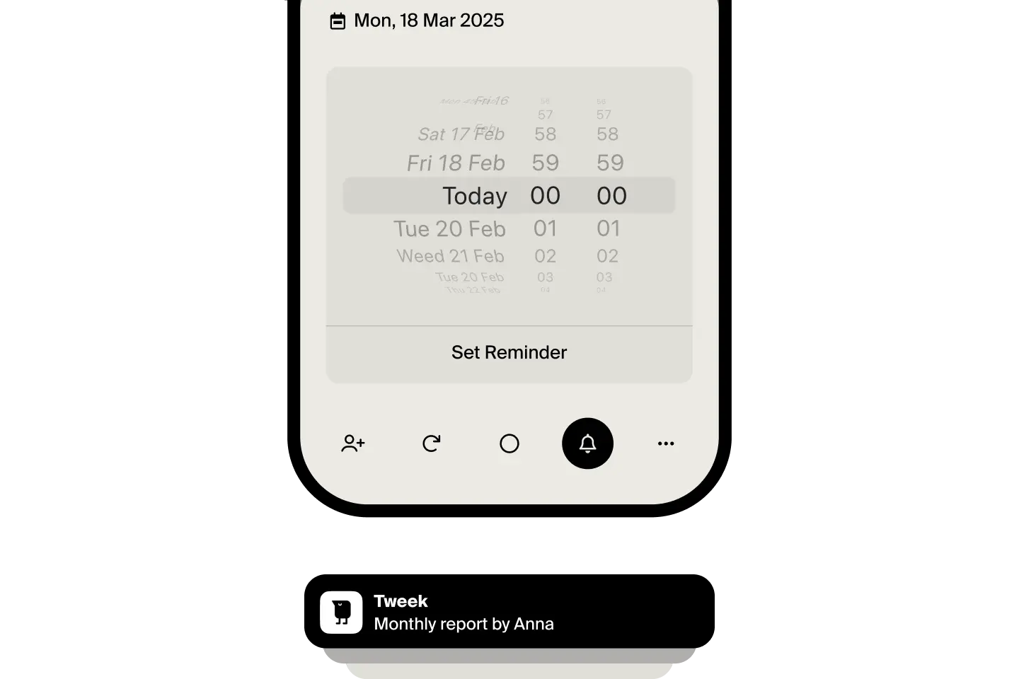 Tweek Calendar — Minimal To Do list and Weekly Task Planner App