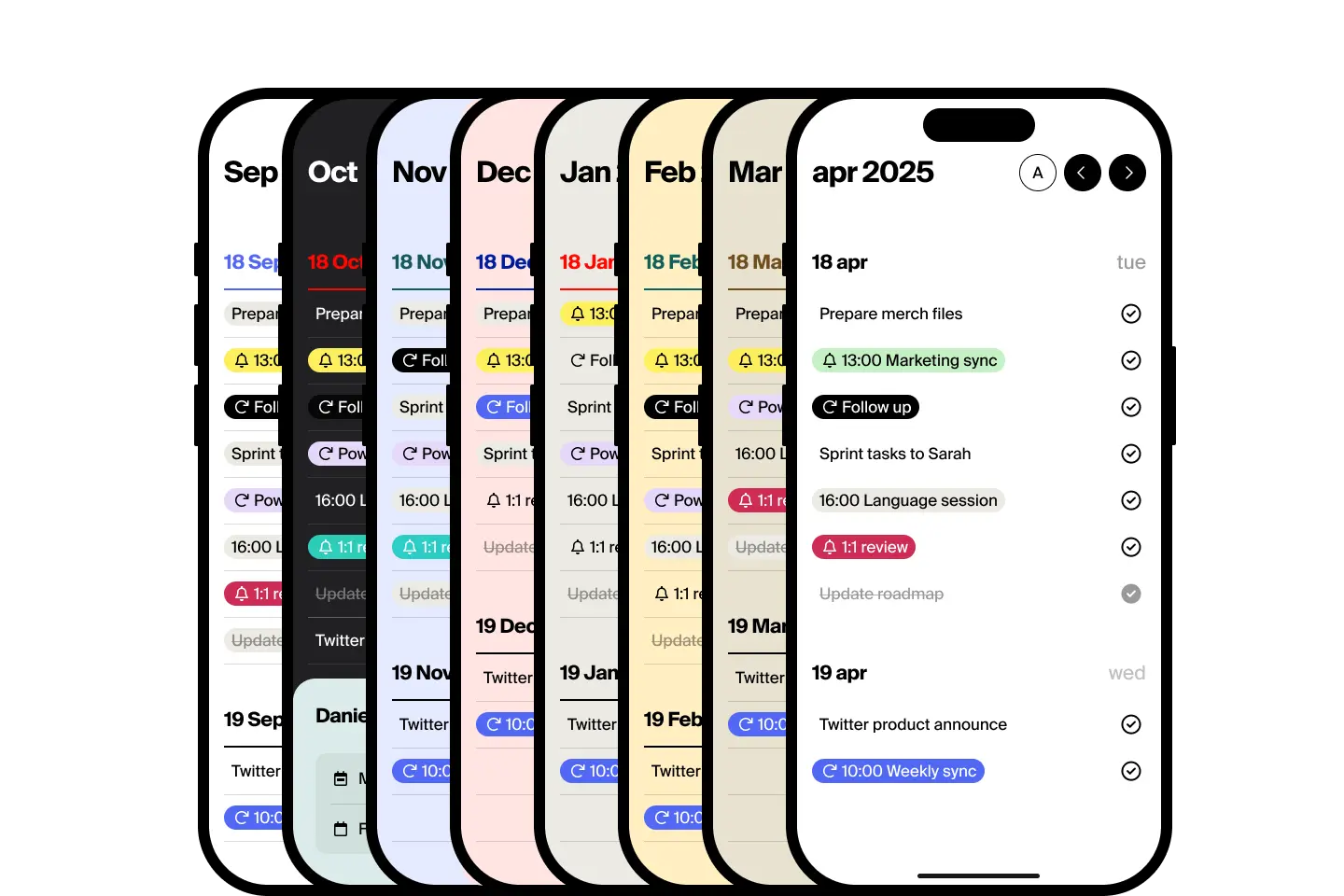 Tweek Calendar — Minimal To Do list and Weekly Task Planner App